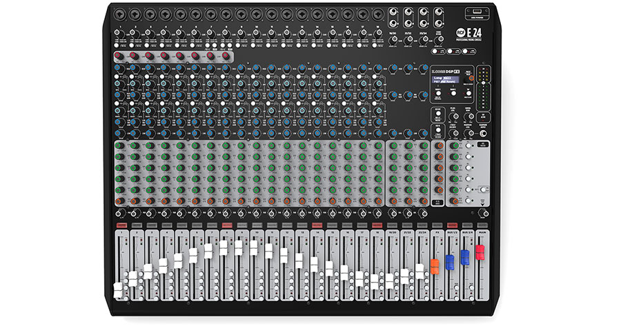 RCF E-Series - Najnowsze miksery premium już w sprzedaży - INFOSOUND.PL