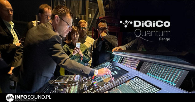Nowy okręt flagowy DiGiCo - cyfrowa konsoleta Quantum852 - INFOSOUND.PL
